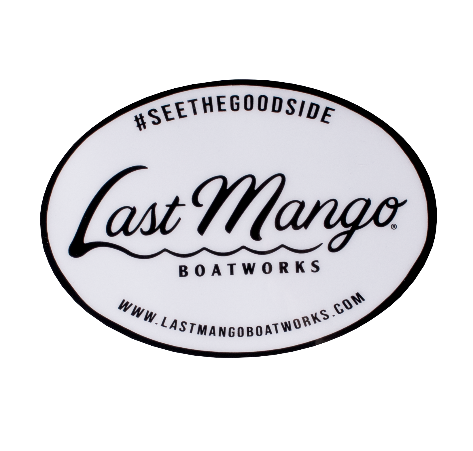 Last Mango Boatworks Logo Sticker